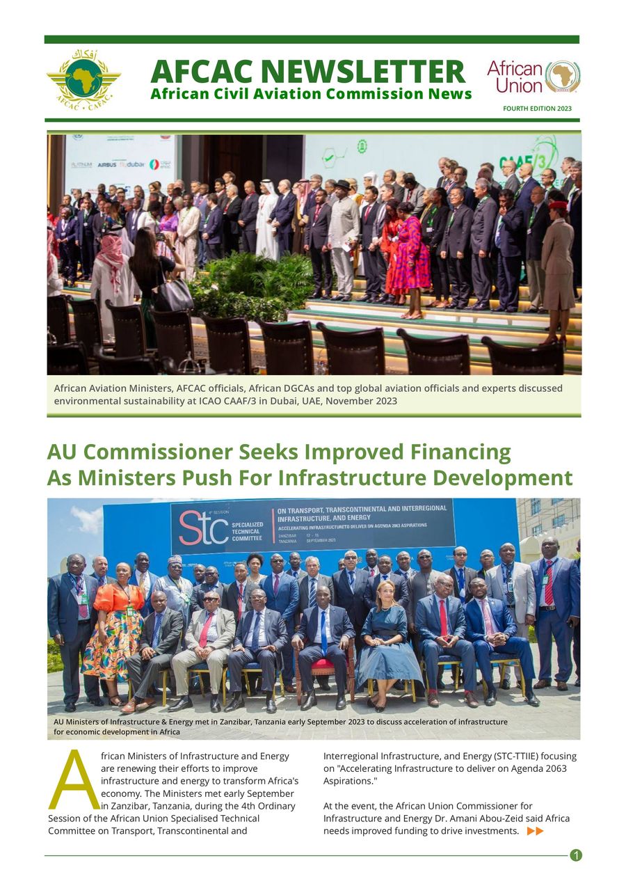 AFCAC NEWSLETTER 4TH EDITION 2023 flip... by AFCAC - CAFAC - Flipsnack