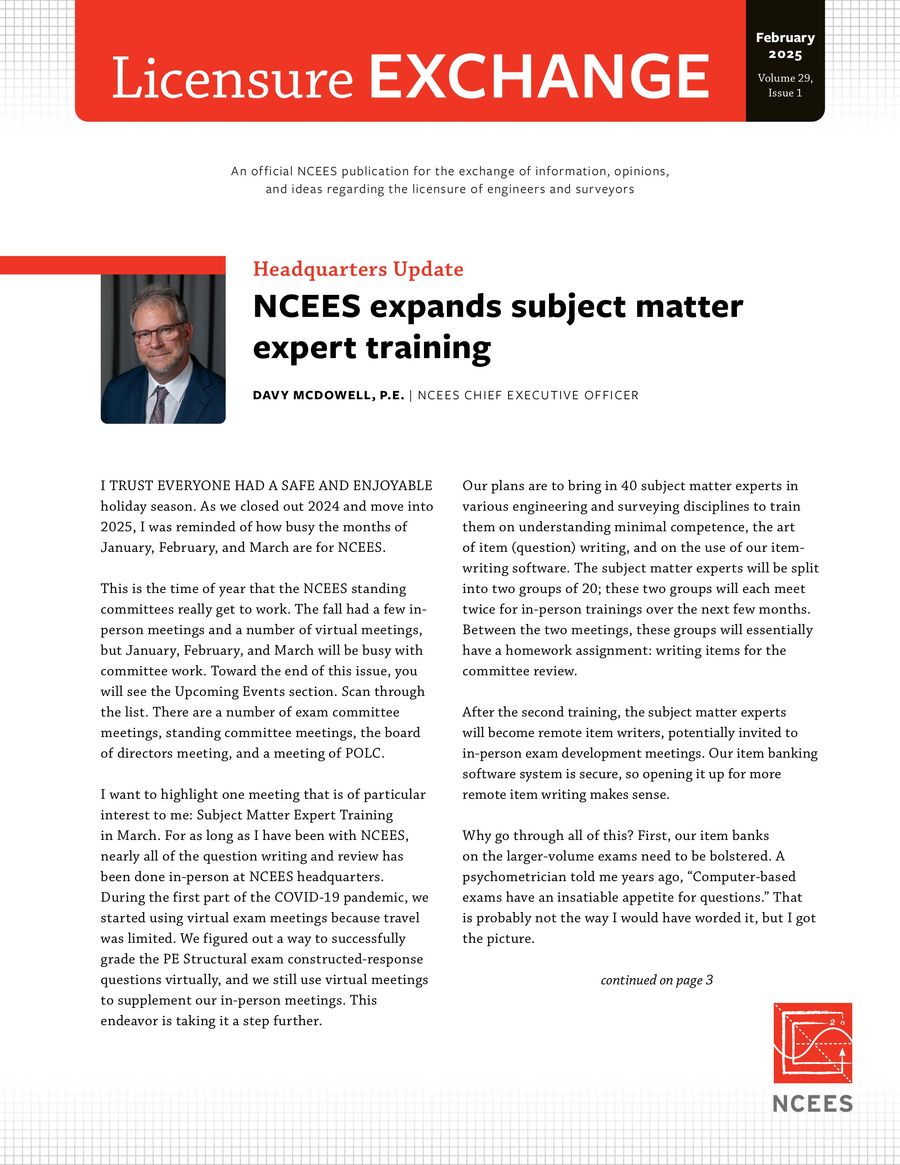 February 2025 Licensure Exchange by NCEES - Flipsnack