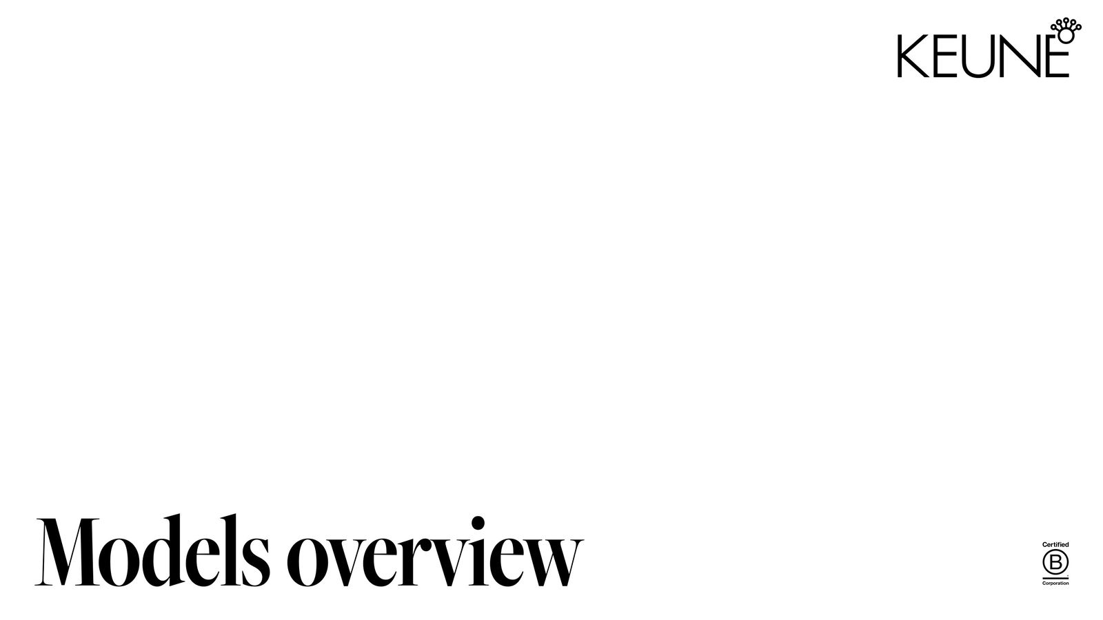 Keune-Models-Overview-2023 by Creative Team Keune - Flipsnack