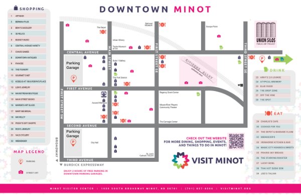 Downtown Minot Map by Visit Minot - Flipsnack