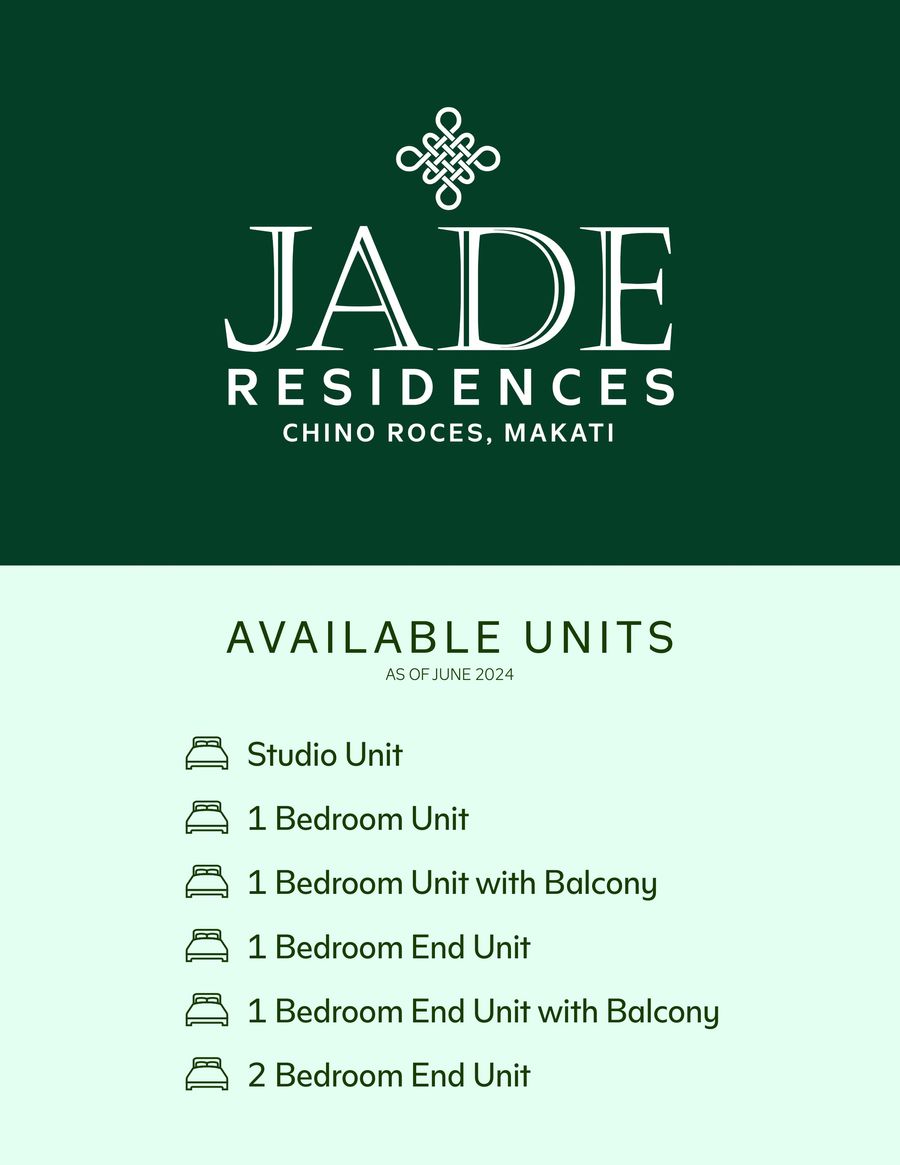 Jade - AvailableUnits_0617 by SMDC Marketing - Flipsnack