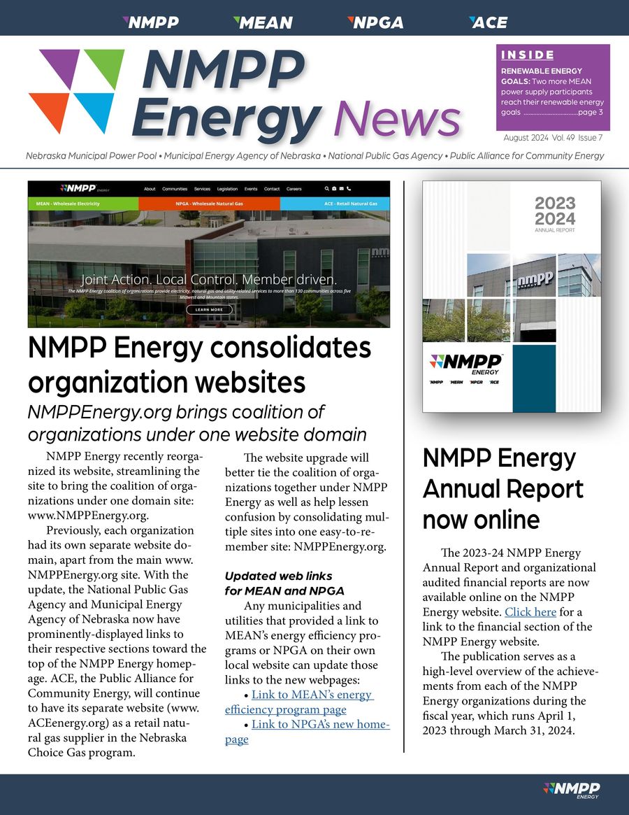 August NMPP Energy News by NMPP Energy - Flipsnack