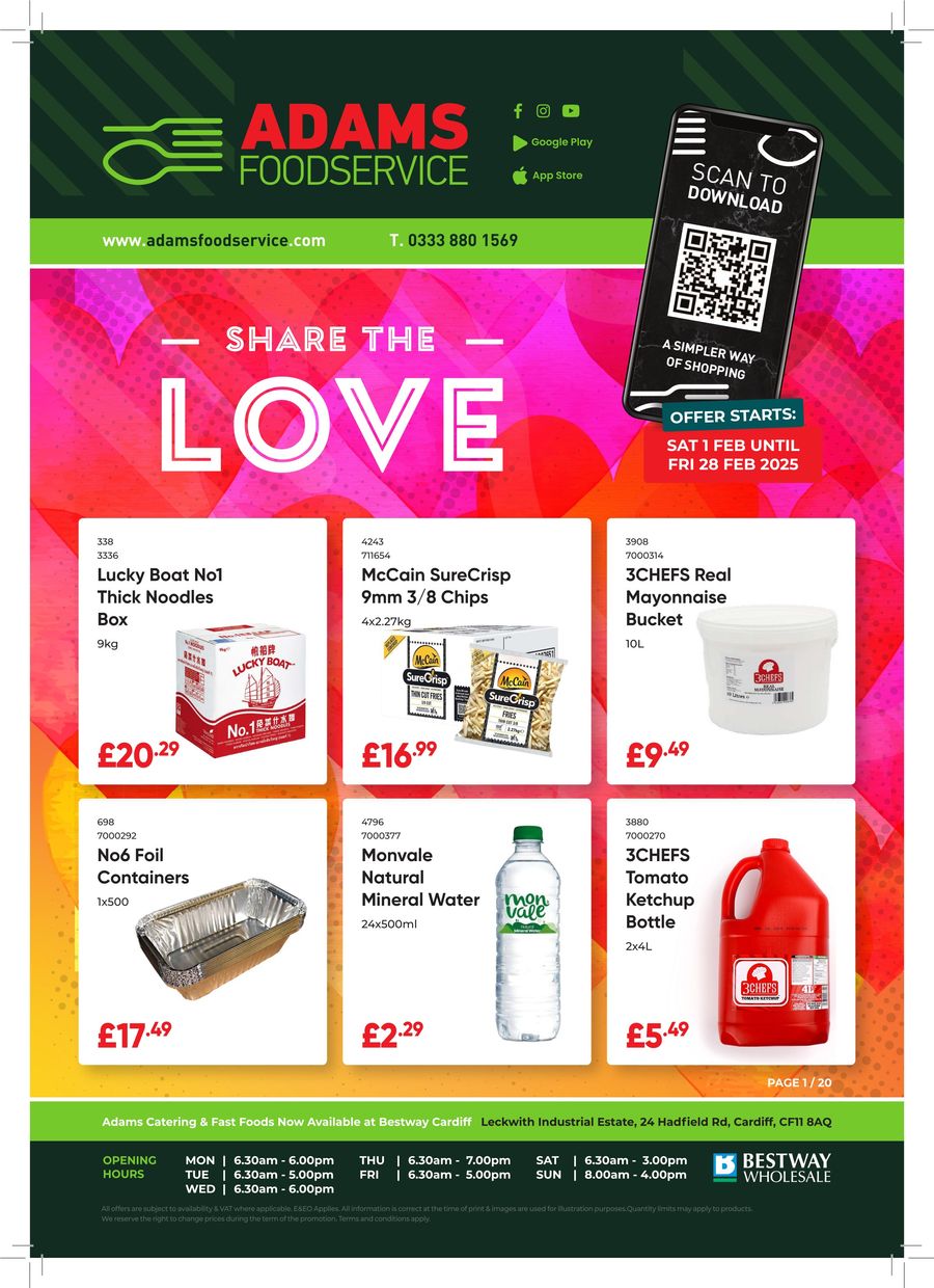 Adams Brochure February Edition BB Foods Service by Mudassir Khan ...