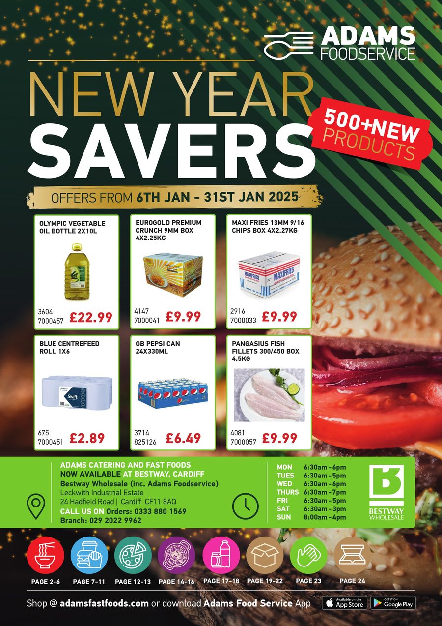 Adams Brochure January Edition BB Foods Service by Mudassir Khan ...