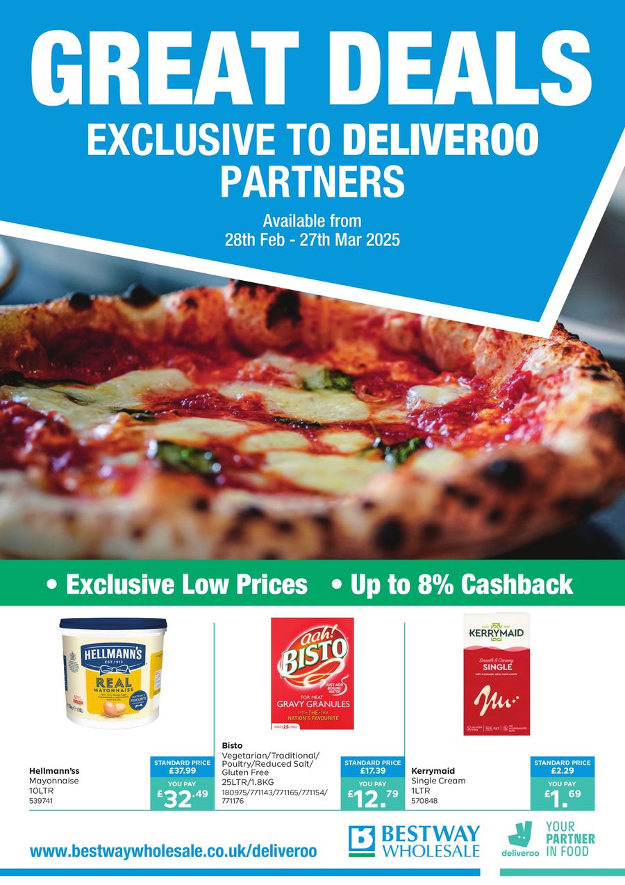 Deliveroo Brochure BB Food Service by Mudassir Khan - Flipsnack