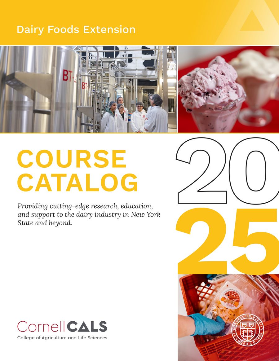 2025 Course Catalog – Dairy Foods Extension by IFS@CU - Flipsnack