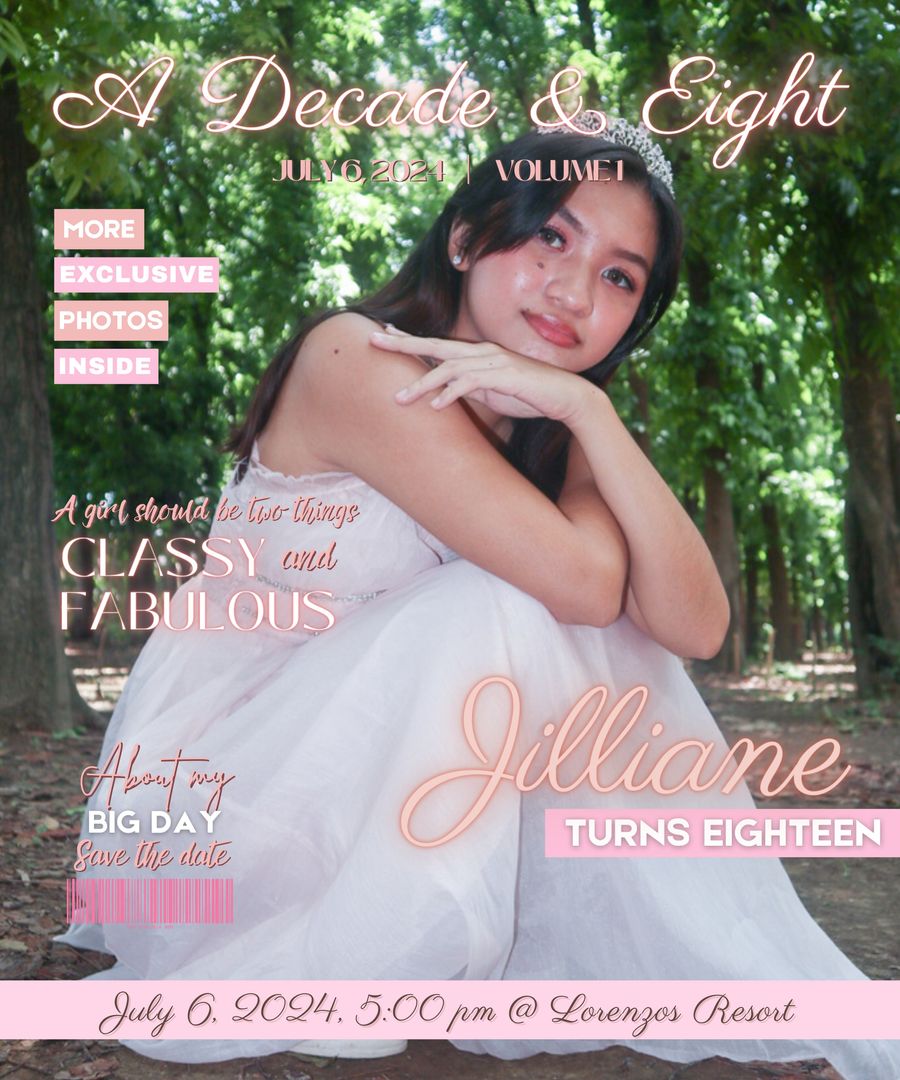 Jill's 18th Birthday Invitation by Jilliane... - Flipsnack