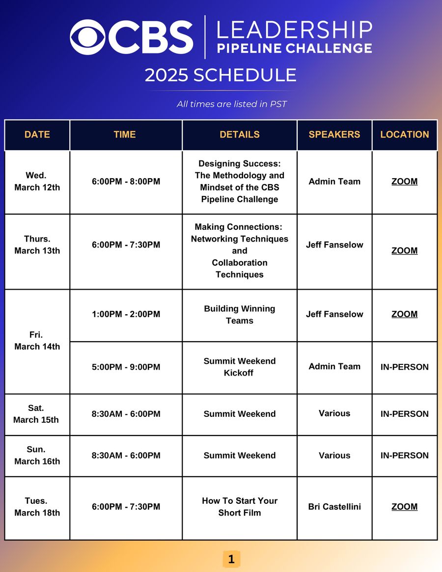 CBS Leadership Pipeline Challenge: Calendar by Lori - Flipsnack