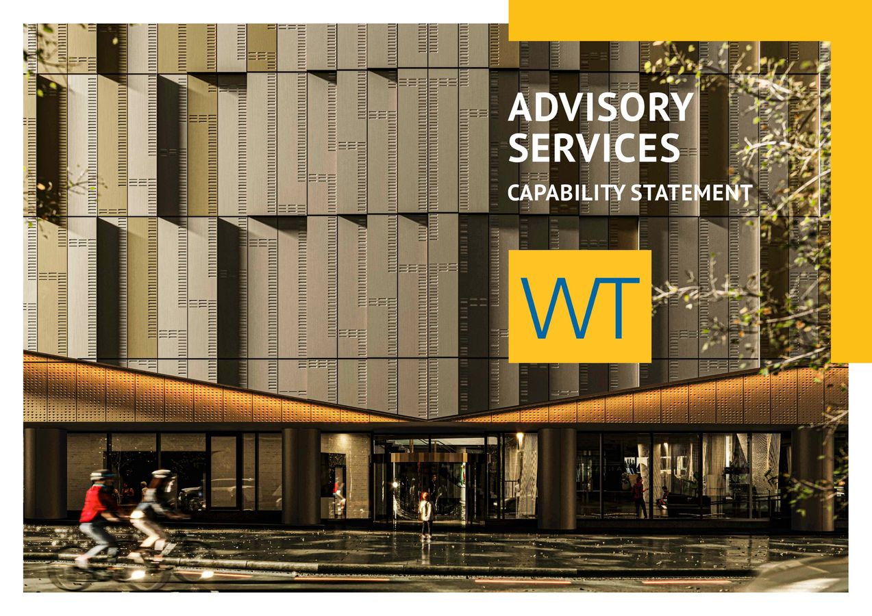 WT Advisory Capability Statement by WT - Flipsnack