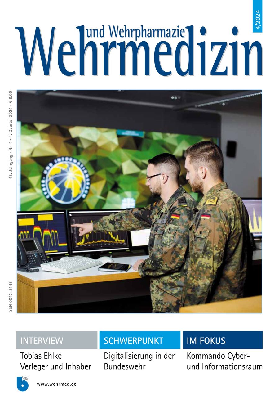 Wehrmedizin und Wehrpharmazie 2024-4 by CPM Verlag GmbH - Flipsnack
