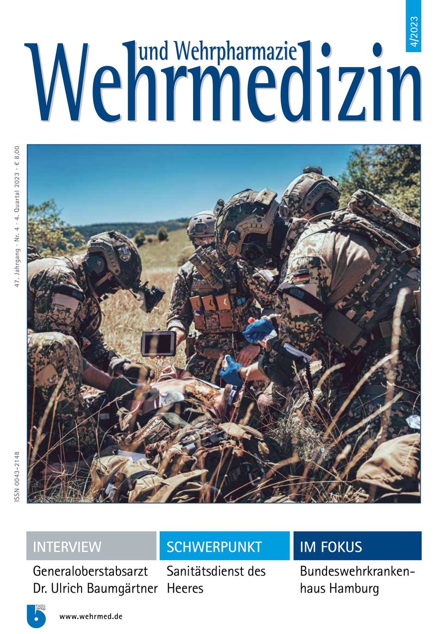 Wehrmedizin und Wehrpharmazie 2023-4 by CPM Verlag GmbH - Flipsnack