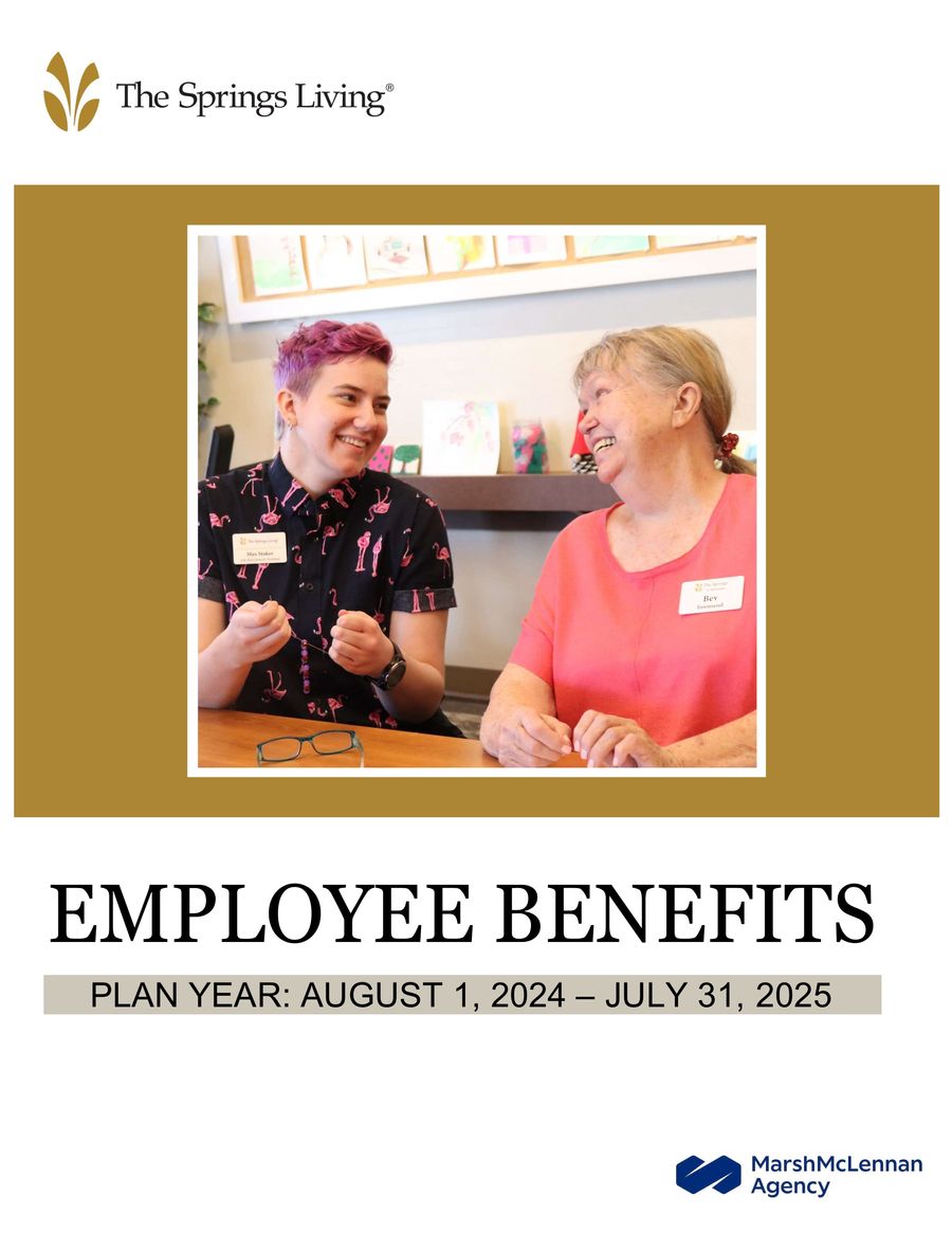 2024-2025 Employee Benefits Guide by The Springs Living - Flipsnack