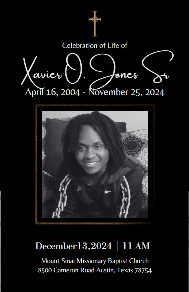Xavier Jones Funeral Program by A Life... - Flipsnack