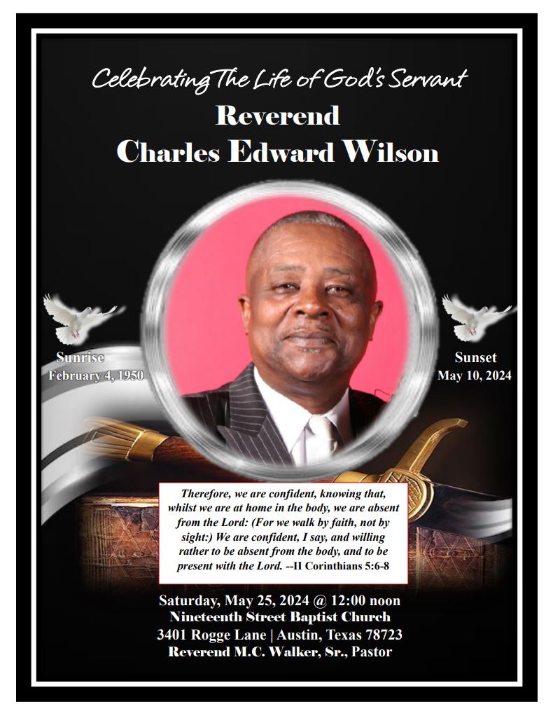 Rev. Charles Wilson Funeral Program by A Life... - Flipsnack