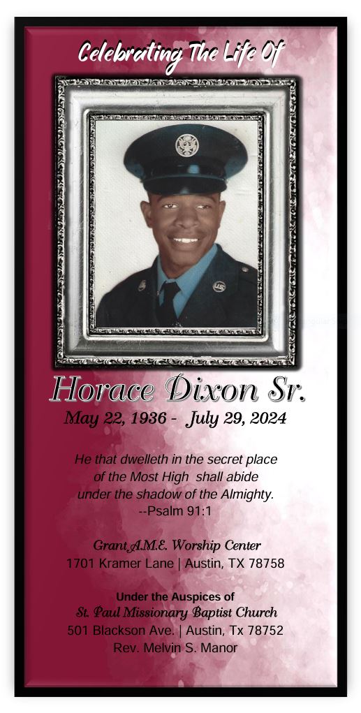 Horace Dixon Sr Funeral Program by A Life... - Flipsnack