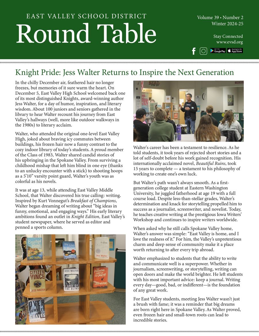 East Valley Round Table Newsletter - Winter 2025 by NEWESD 101 ...