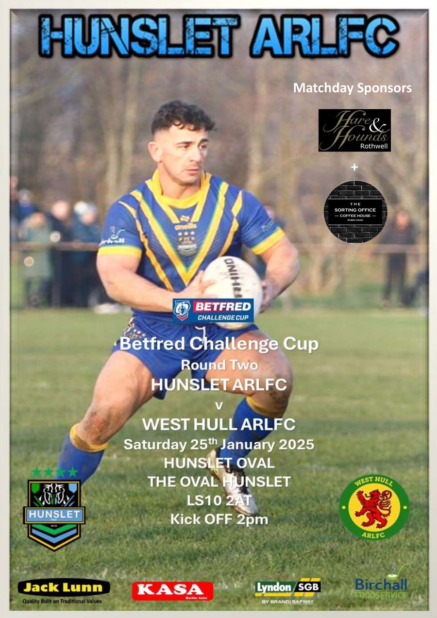 HUNSLET ARLFC MATCHDAY PROGRAMME by Hunslet ARLFC - Flipsnack