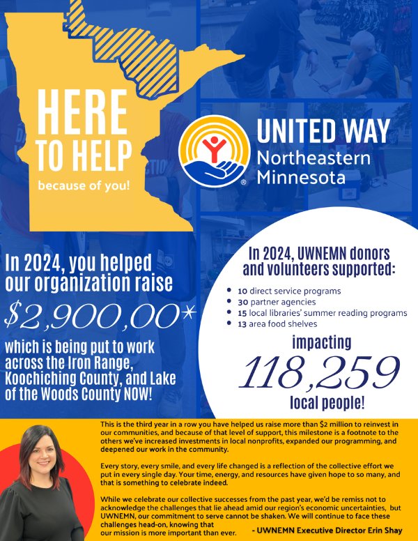 United Way of Northeastern Minnesota 2024 Annual Report by United Way ...