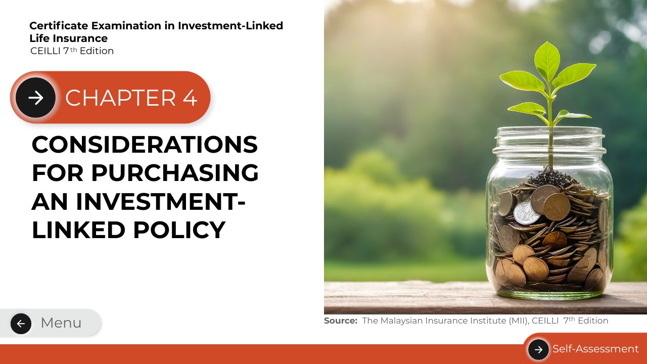 CEILLI (E) Chapter 4 - CONSIDERATIONS FOR PURCHASING AN INVESTME by ...