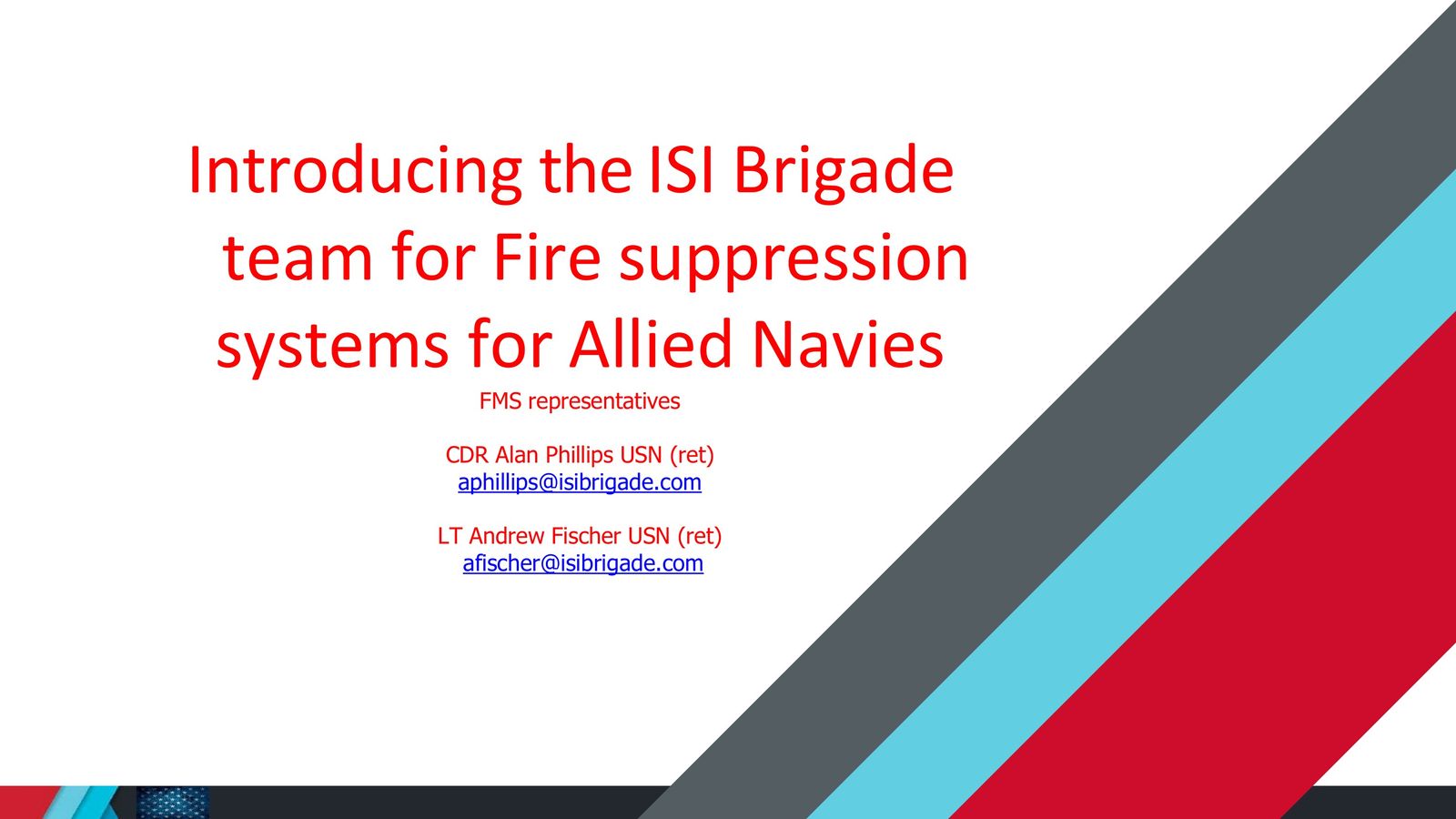 ISI Brigade Fire Suppression System team March by Alan Phillips - Flipsnack