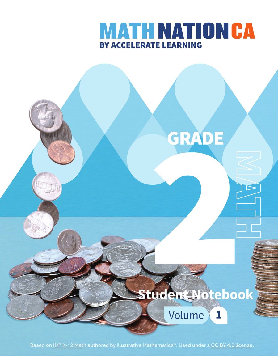 Math Nation CA Student Notebook Sample Grade 2 by Accelerate Learning