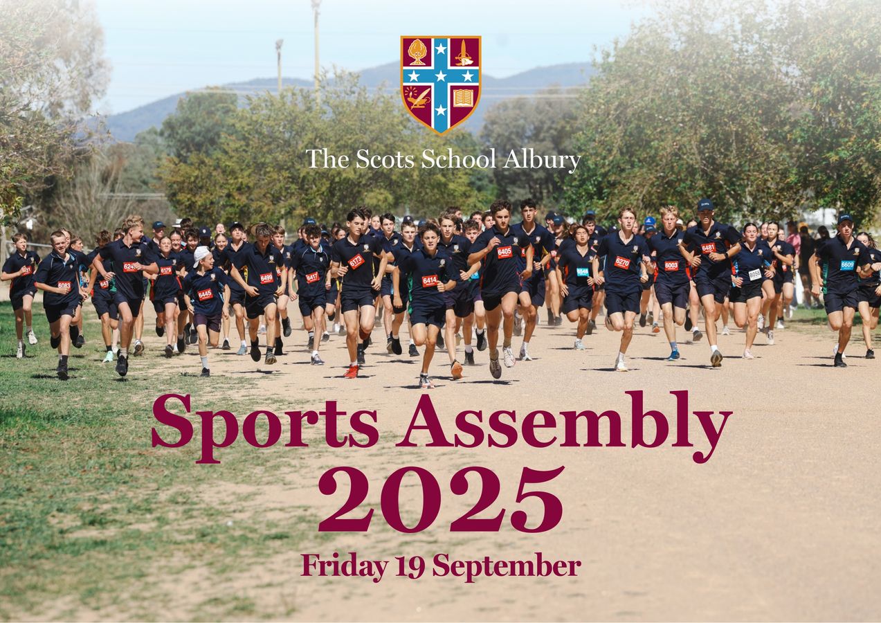 2025 The Scots School Albury Sports Assembly Program by The Scots ...