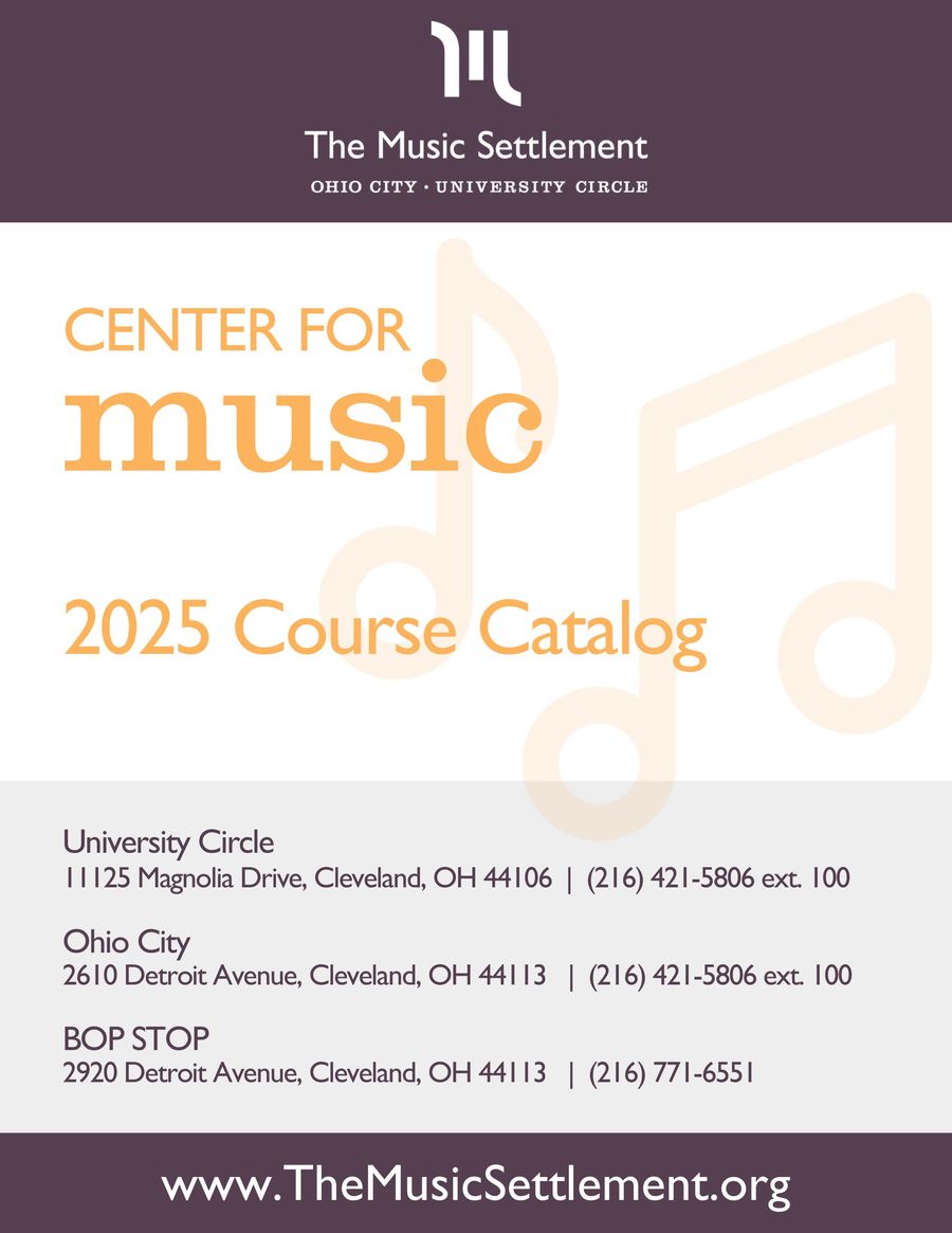 2025 Course Catalog - Center for Music Summer Programs by The Music ...