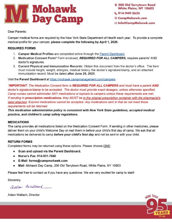 2026-Mohawk-Medical-Cover-Consent-Form by Mohawk Day Camp - Flipsnack