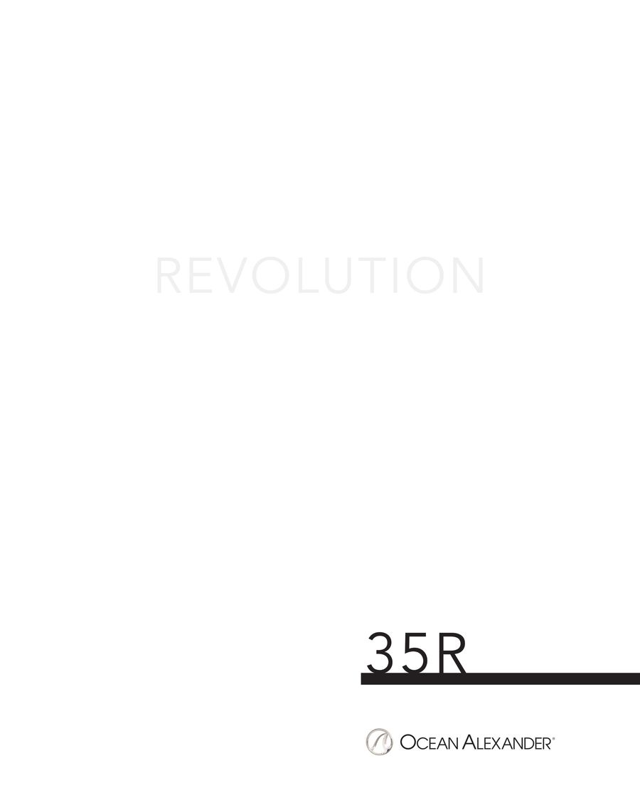 OA 35R Brochure by Ocean Alexander - Flipsnack