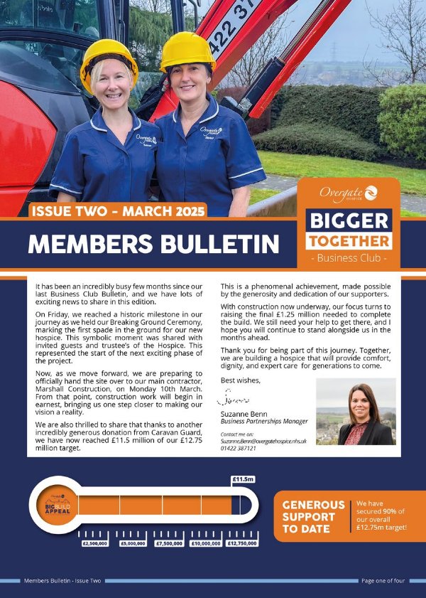 Bigger Together Business Club - Members Bulletin - March 2025 by Overgate Hospice - Flipsnack