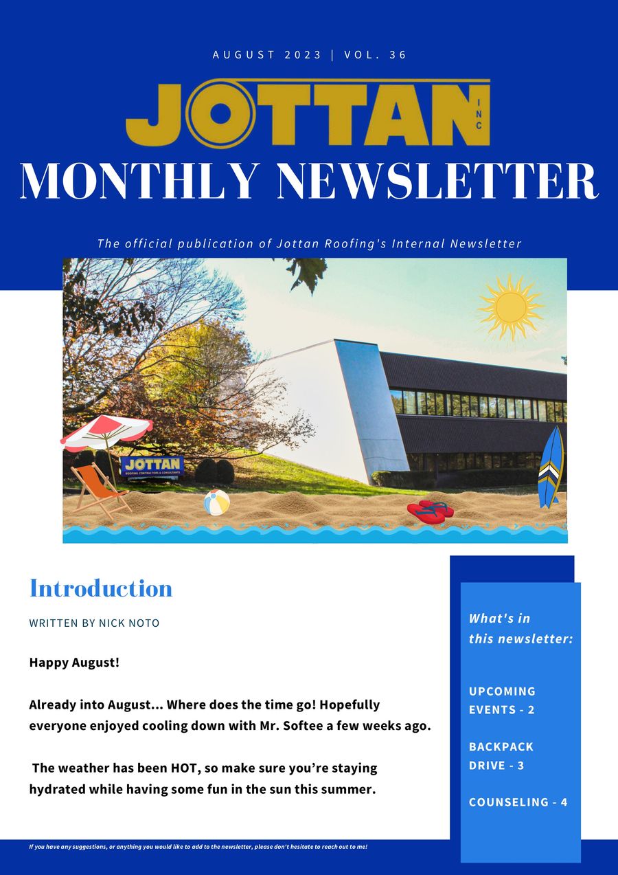 Jottan Internal Newsletter - August 2024 by Nick - Flipsnack