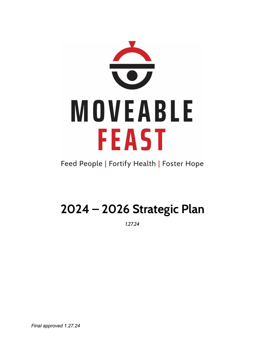 2024 - 2026 Strategic Plan by Moveable Feast - Flipsnack