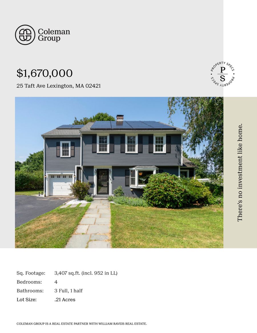 25 Taft Ave, Lexington by ColemanGroupRE - Flipsnack