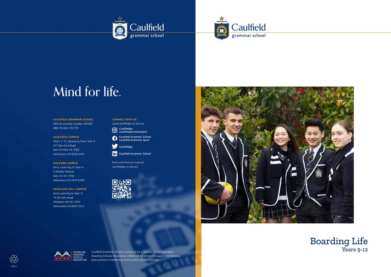 2024 Boarding Life Booklet by Caulfield... - Flipsnack