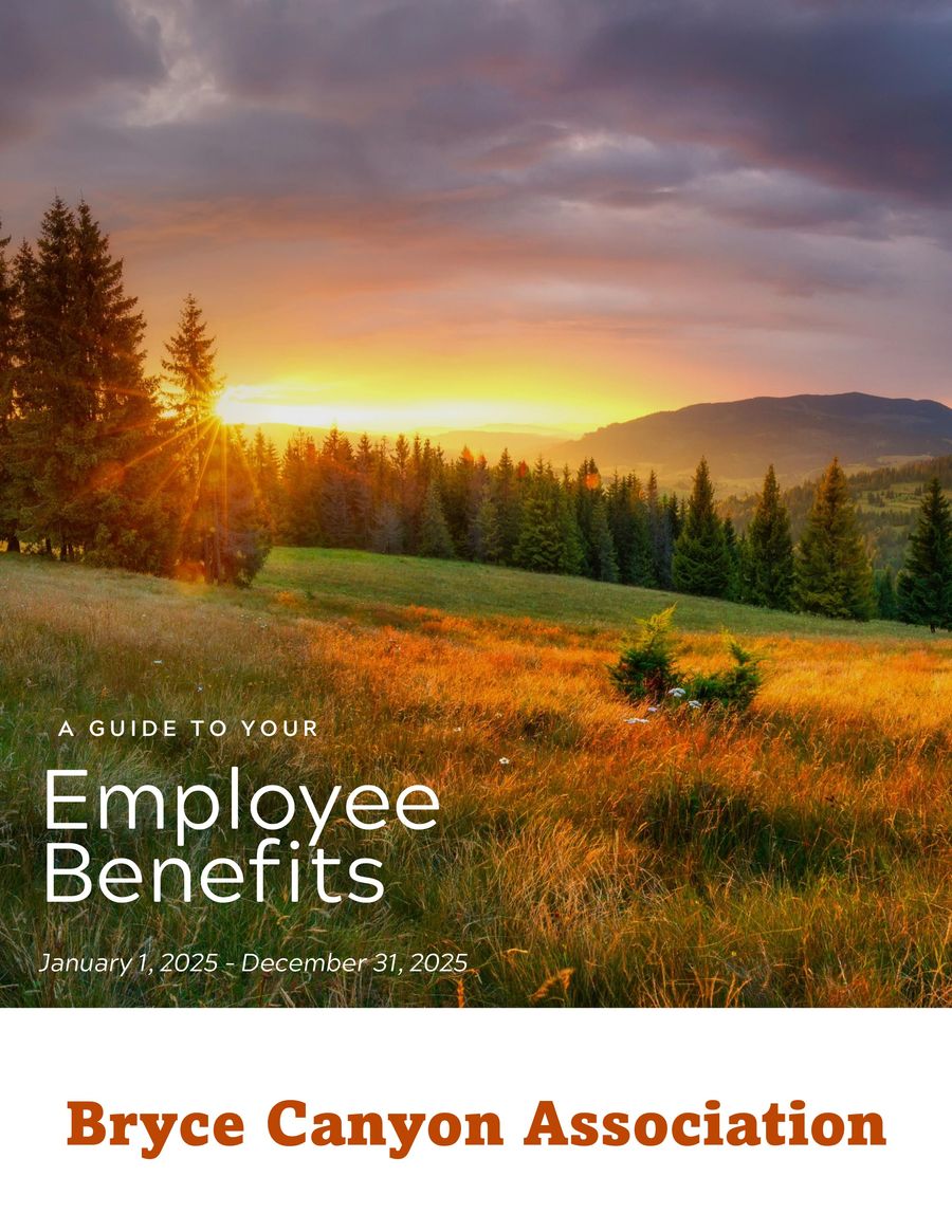2025 Benefit Guide Bryce Canyon Association by GBS Benefits