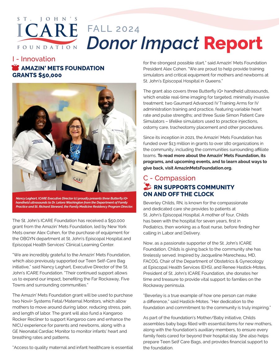 ICARE Donor Impact Report Fall 2024 by Episcopal... - Flipsnack