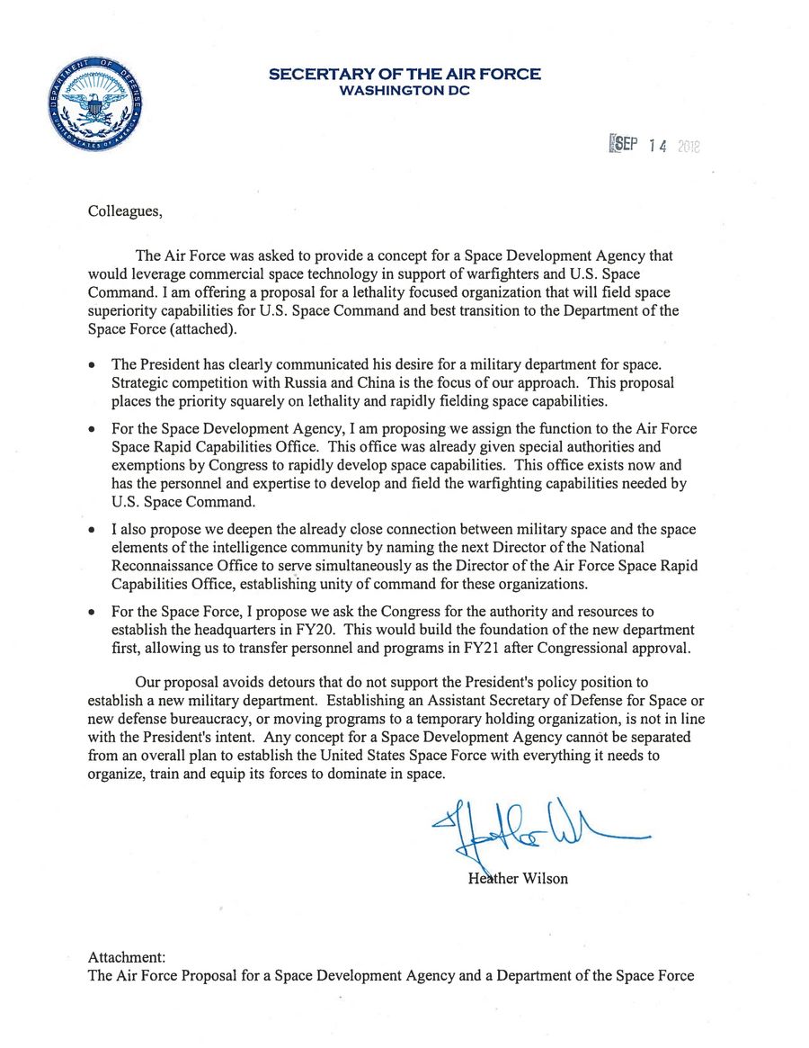 SecAF Memo 14 Sep 2018 by Scott Sadler - Flipsnack