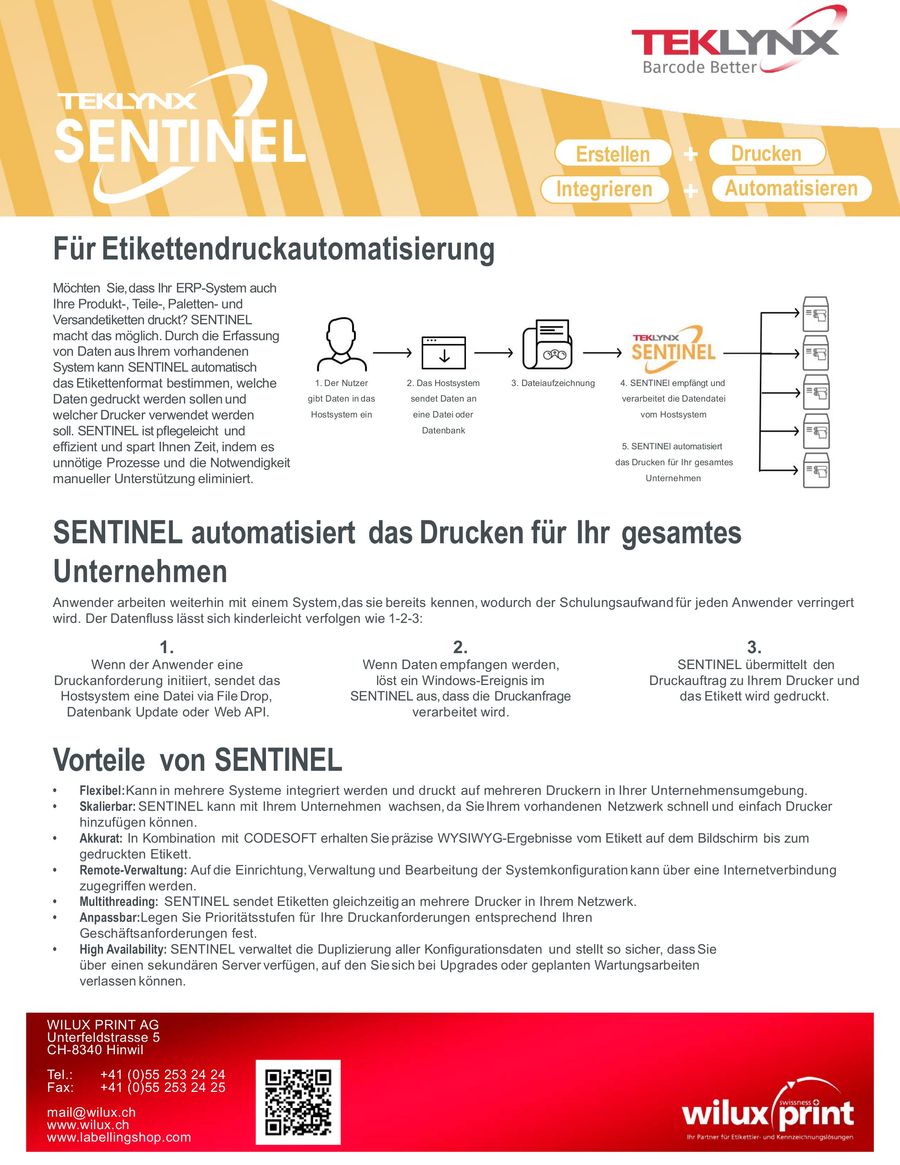 teklynx-sentinel-datenblatt1 by Rueegg - Flipsnack
