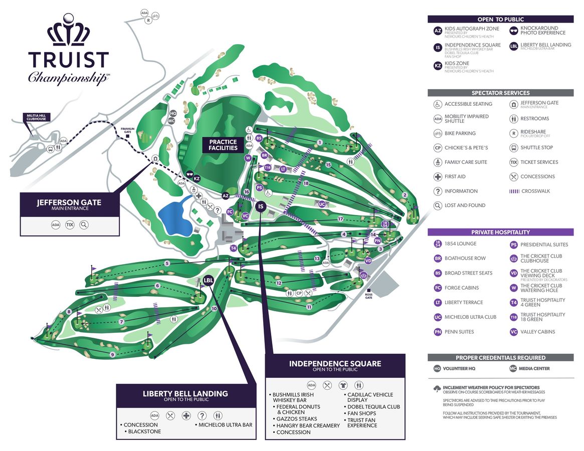 2025 Truist Championship Course Map by Kali Ryan - Flipsnack