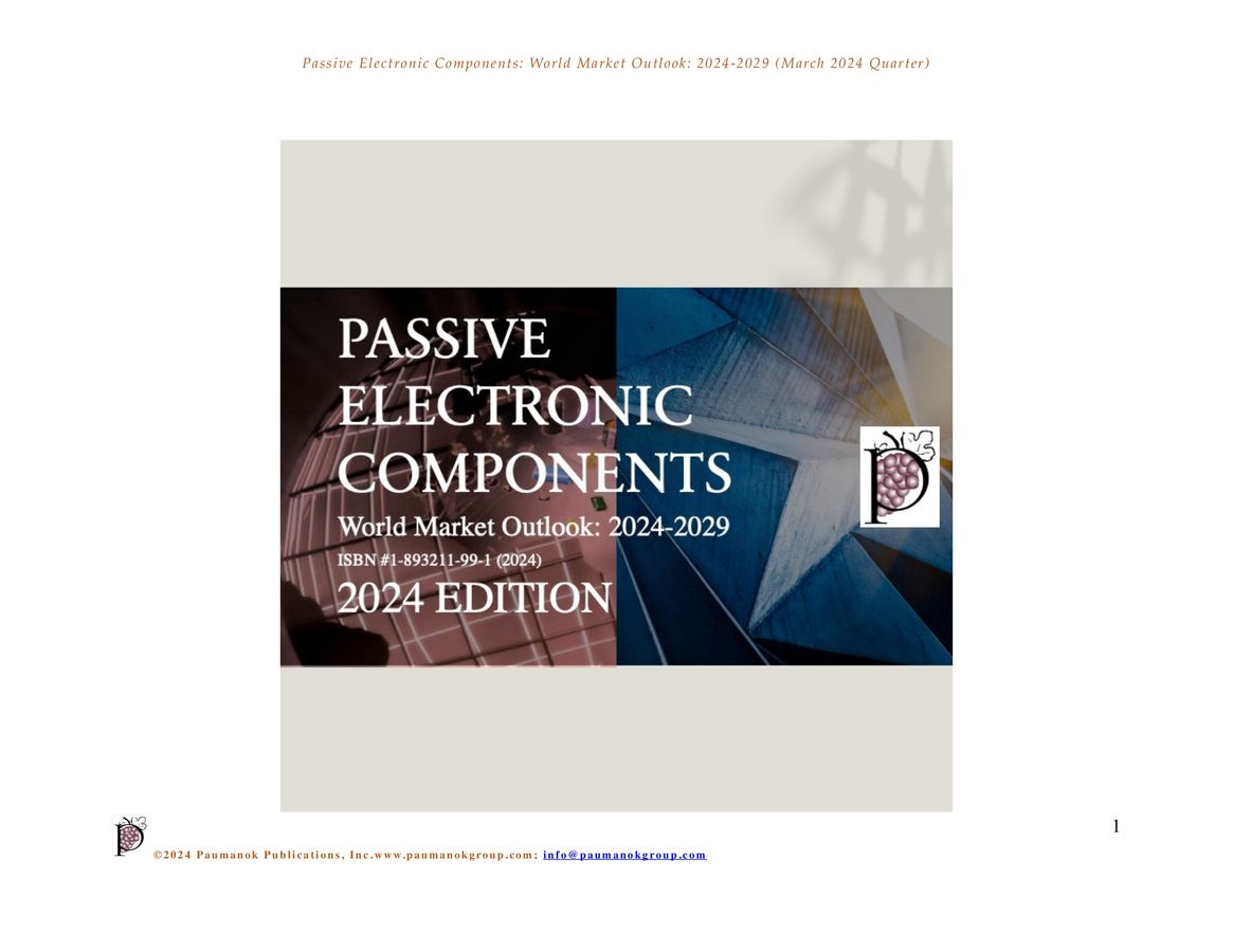 PAUMANOK IM TOC Passive Electronic Components CRL2024 Final©2024 by Paumanok IMR - Flipsnack