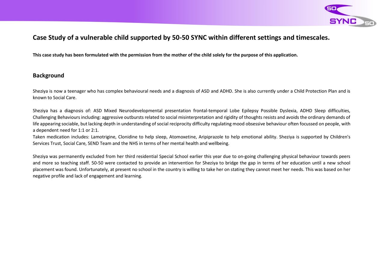 Case Study by 50-50 SYNC - Flipsnack