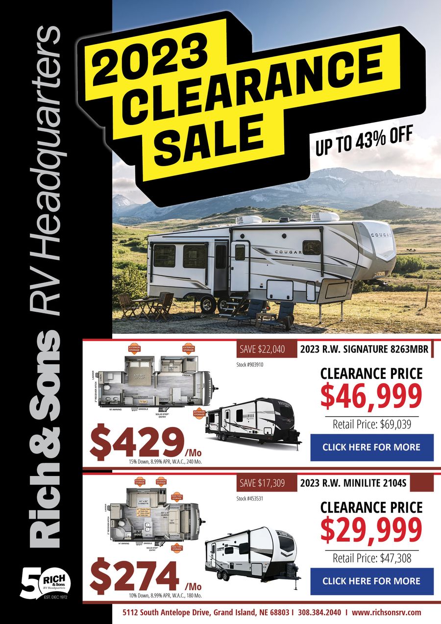 2023 Clearance Sale at Rich & Sons RV HQ March 2024 by Rich... - Flipsnack