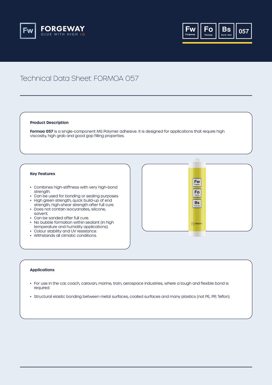 Technical-Data-Sheet-Formoa-057-Forgeway by Thomas Besley - Flipsnack
