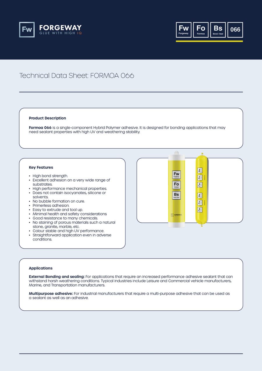 Technical-Data-Sheet-Formoa-066-Forgeway by Thomas Besley - Flipsnack