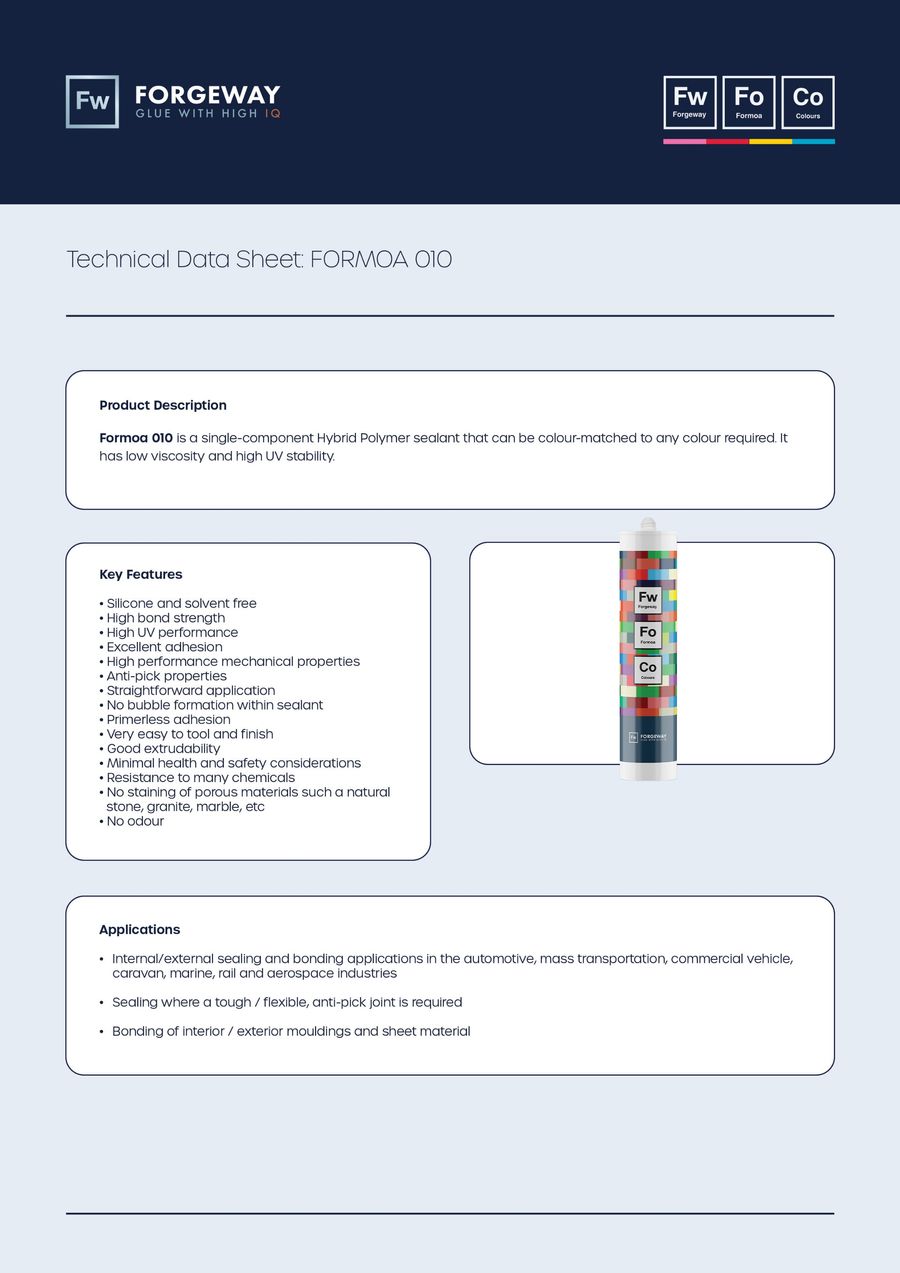 Technical-Data-Sheet-Formoa-010-Forgeway by Thomas Besley - Flipsnack