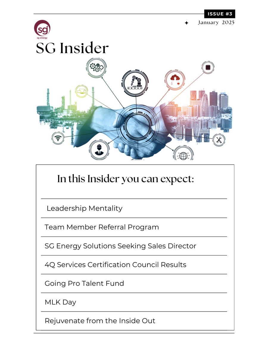 SG Insider January 2025 by SG Companies - Flipsnack