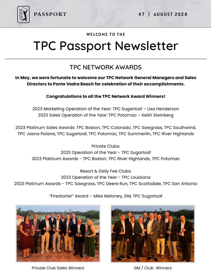 TPC Passport Newsletter - Issue 7 by Jessica Baker - Flipsnack