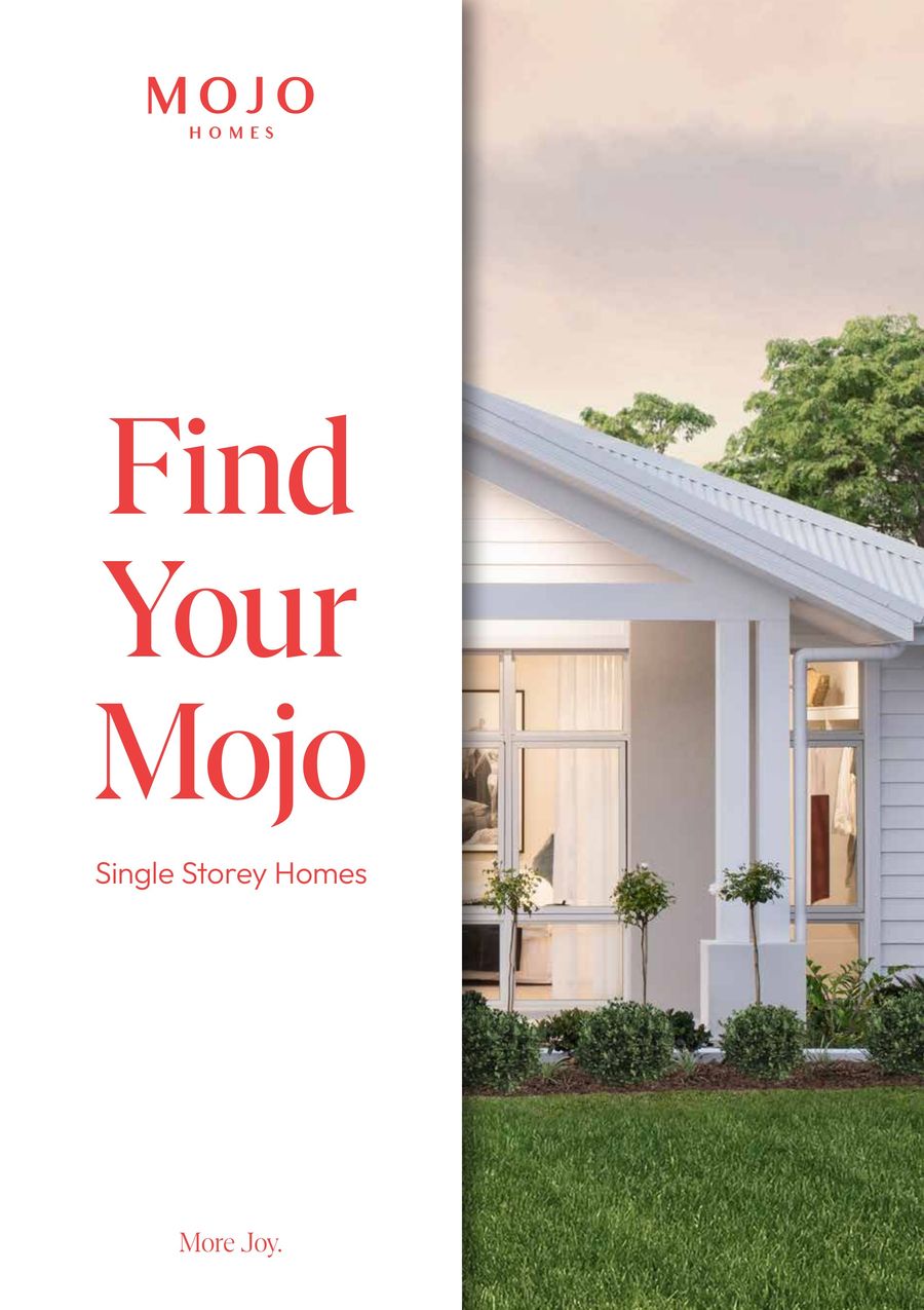 Mojo - Single Storey Brochure by Xplore
