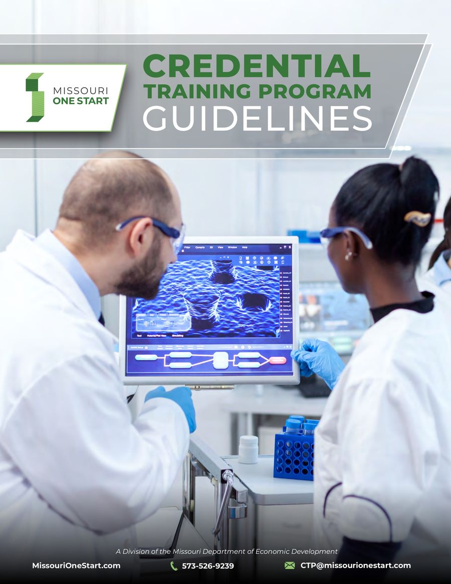 Credential Training Program Guidelines by Peggy Smith - Flipsnack