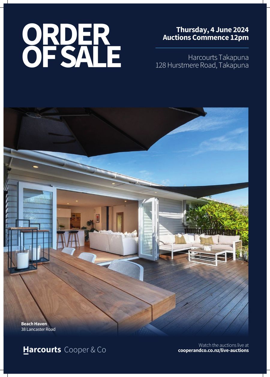 Order of Sale - 4th July by Harcourts Cooper & Co